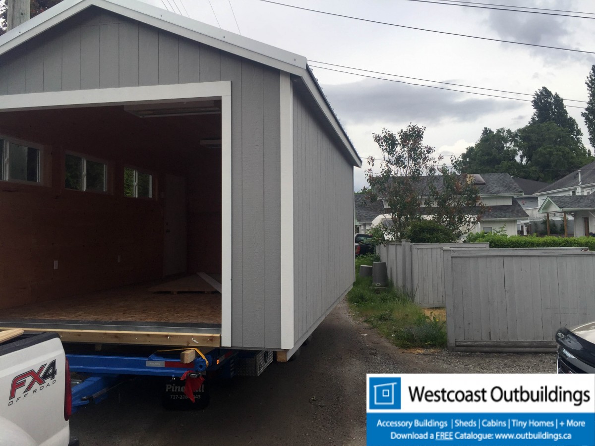 12x20 Vancouver Modular Garage By Westcoast Outbuildings